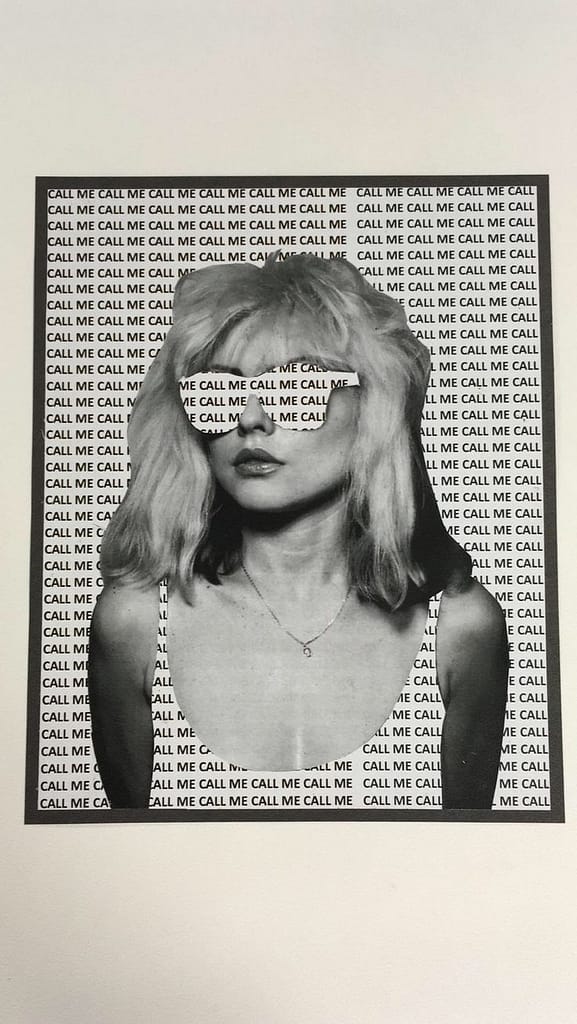 Debbie Harry Stencil collage - #artsy #collage #Debbie #Harry #Stencil ...